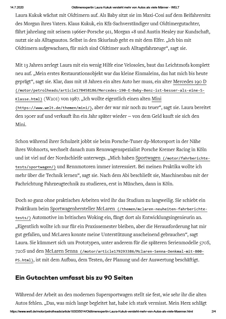 Interview with Welt.de - Ingenieurbüro Kukuk